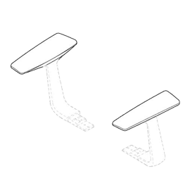 Arm Caps for Think (Fixed) - 895046506SR | Steelcase Store