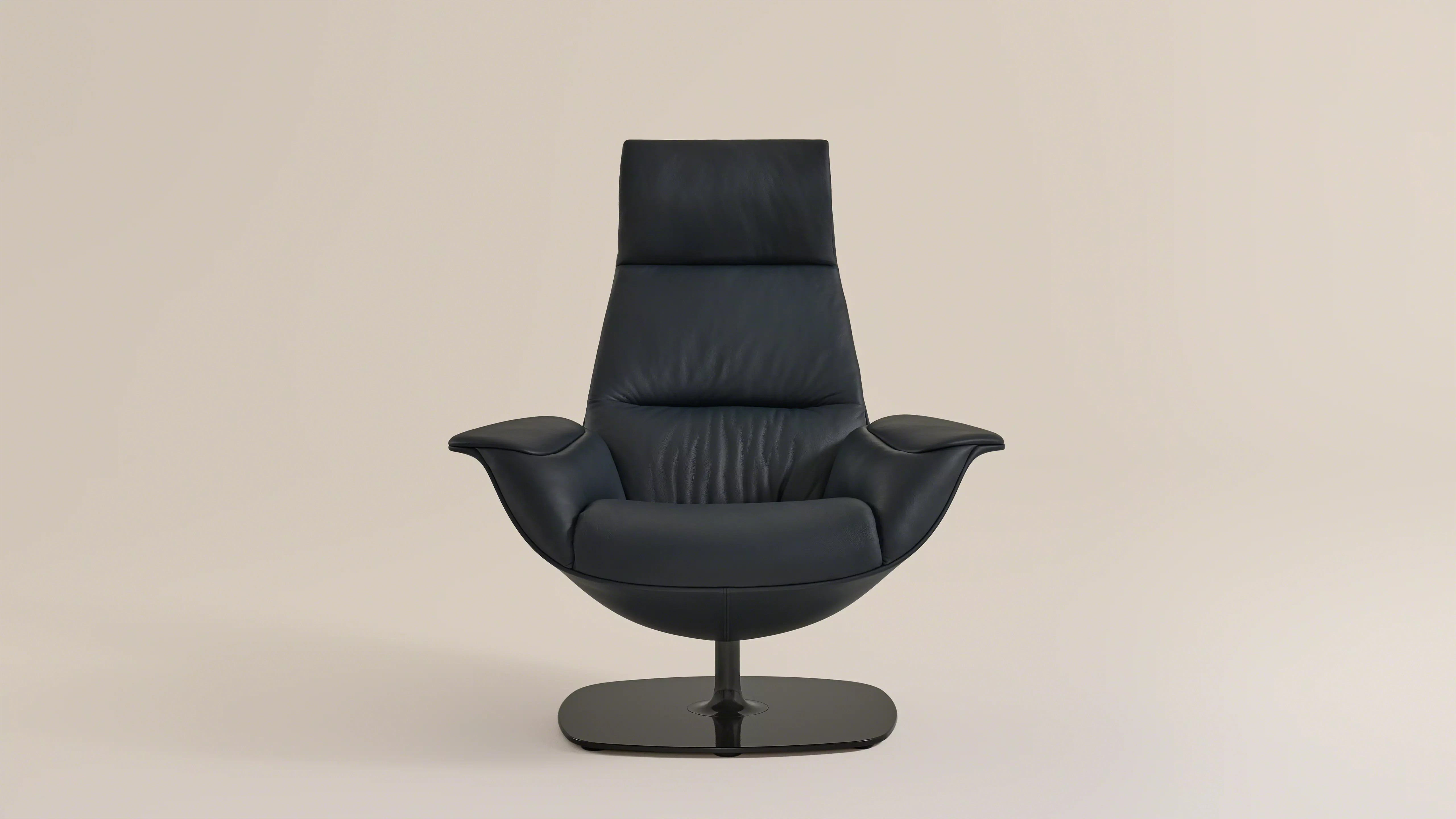 Massaud High-Back Leather Lounge Chair | Steelcase Store